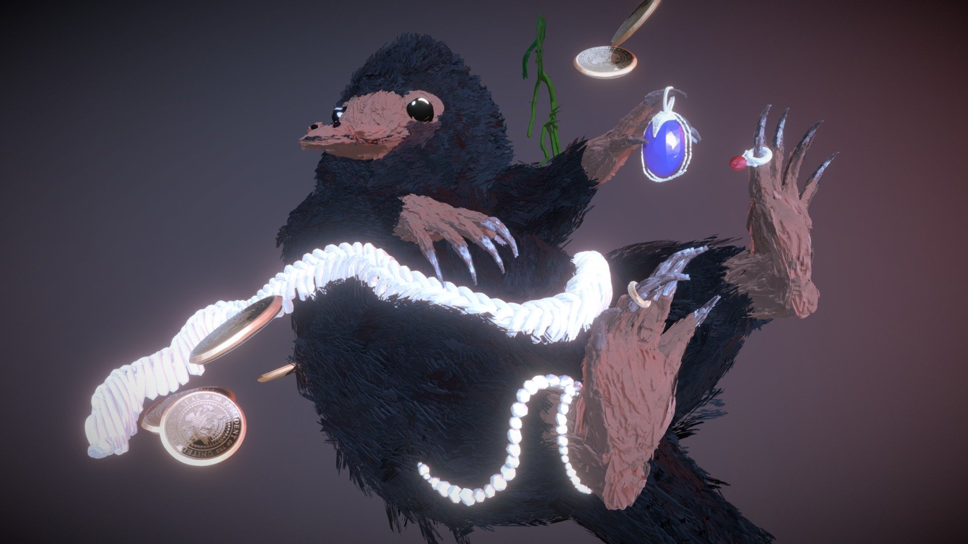 Niffler - 3D model by Alice (@alice-true) [16cb856] - Sketchfab