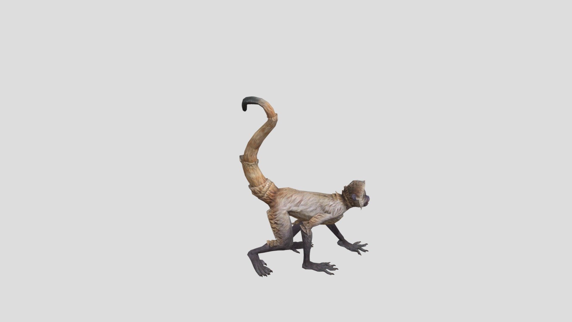 Bored-monkey-h-bosch-v-van-gogh-mashup - Download Free 3D model by ...