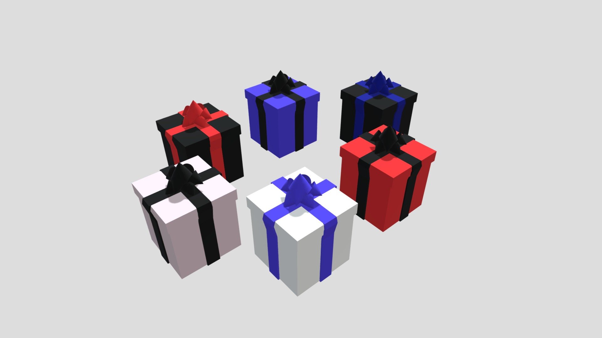 Gifts - Download Free 3D model by nourelshaer [16ccb5e] - Sketchfab