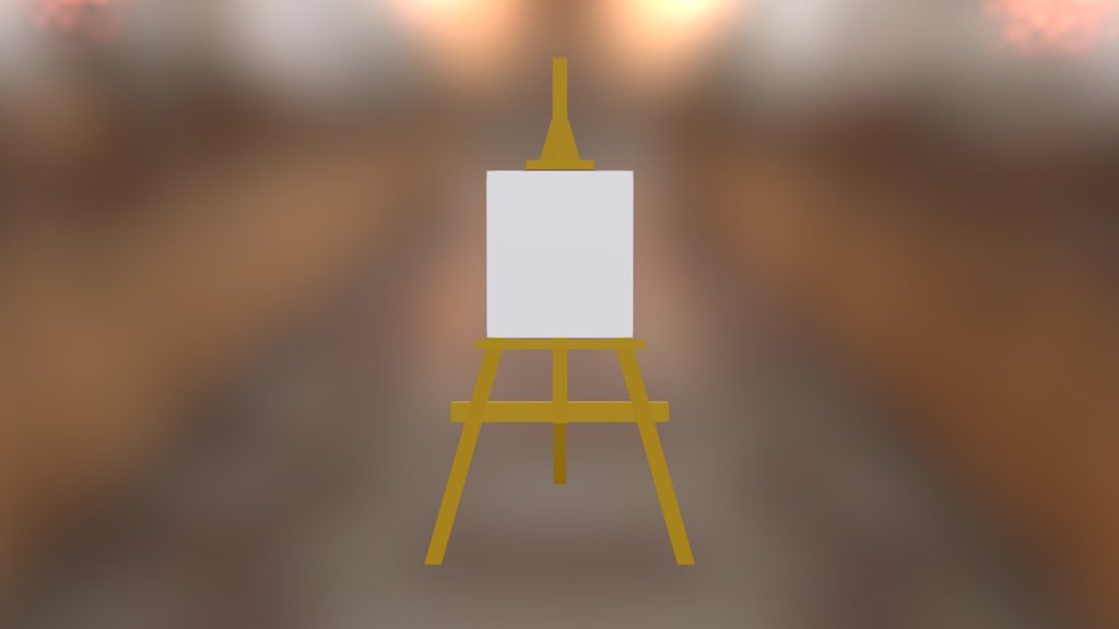 Easel - 3D model by griffinhay [16ce9b2] - Sketchfab