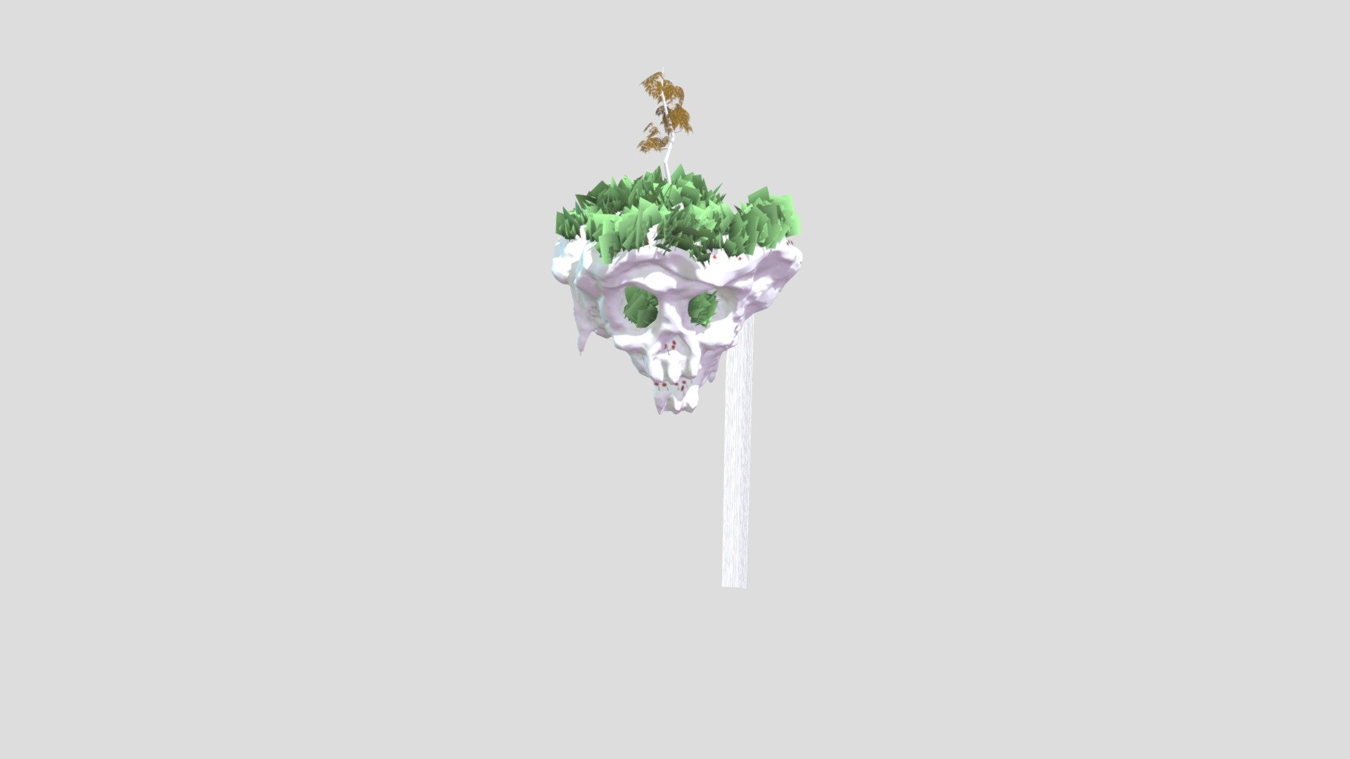 Floating skull island - 3D model by tachu95 [16d067c] - Sketchfab