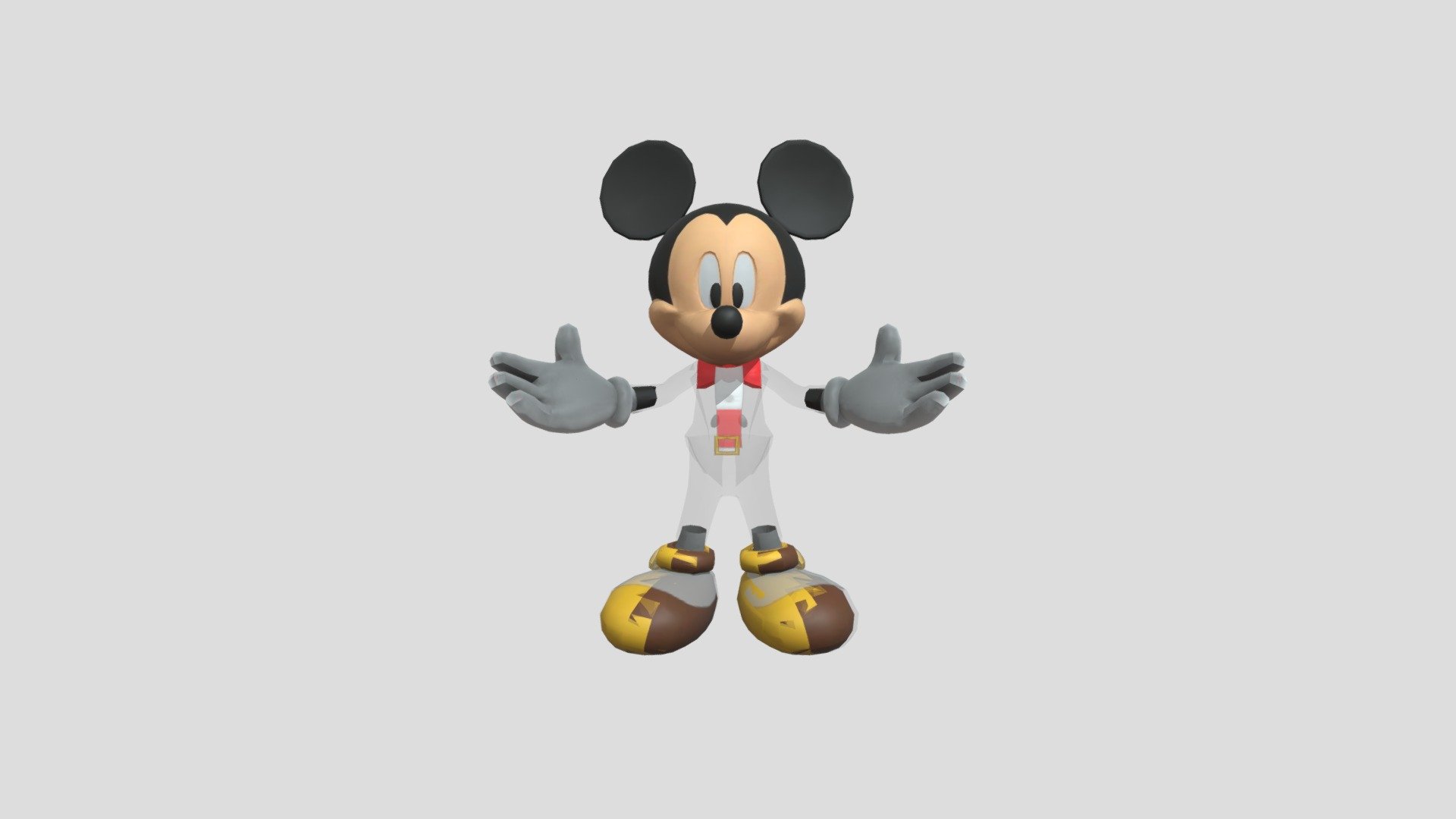 Neon Mickey - 3D model by eduardoamorim0105 [16d12e1] - Sketchfab