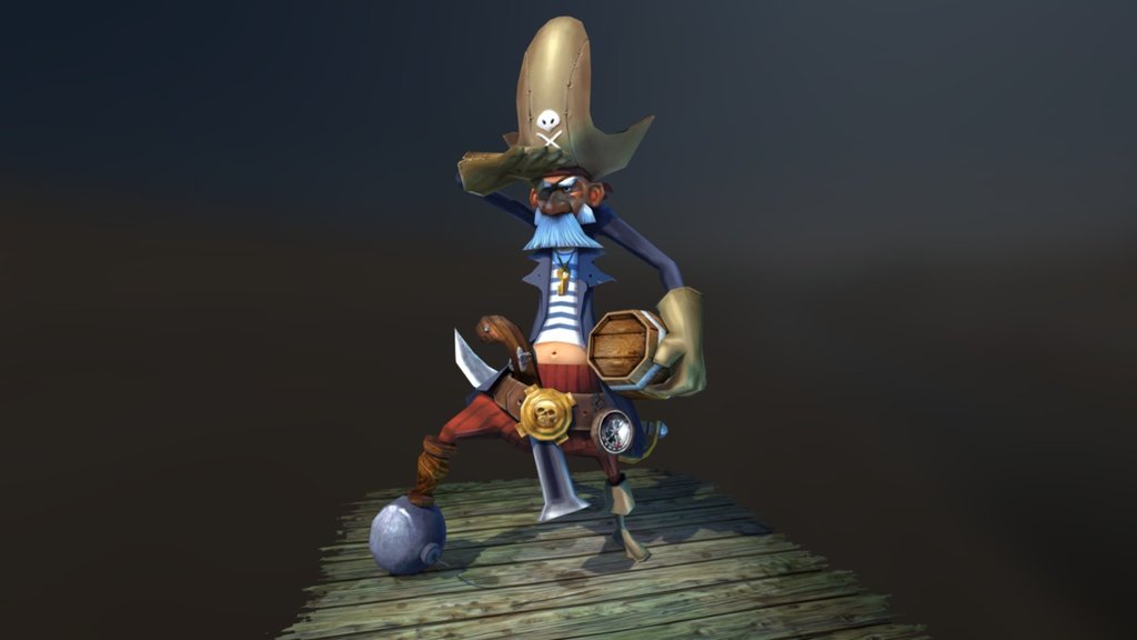 Pirate - 3D model by Alex Bereschuk (@bereshuk.a) [16d1676] - Sketchfab