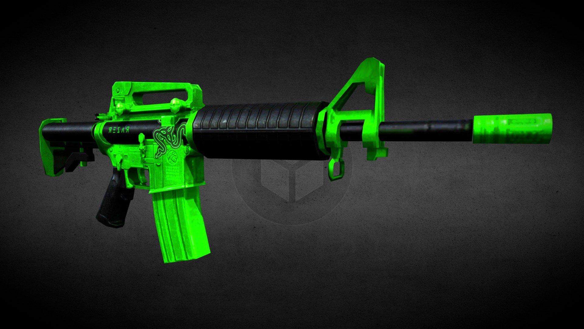 M4A1 - RAZER 2 - 3D model by Medrej (@papagaiocf) [16d412d] - Sketchfab