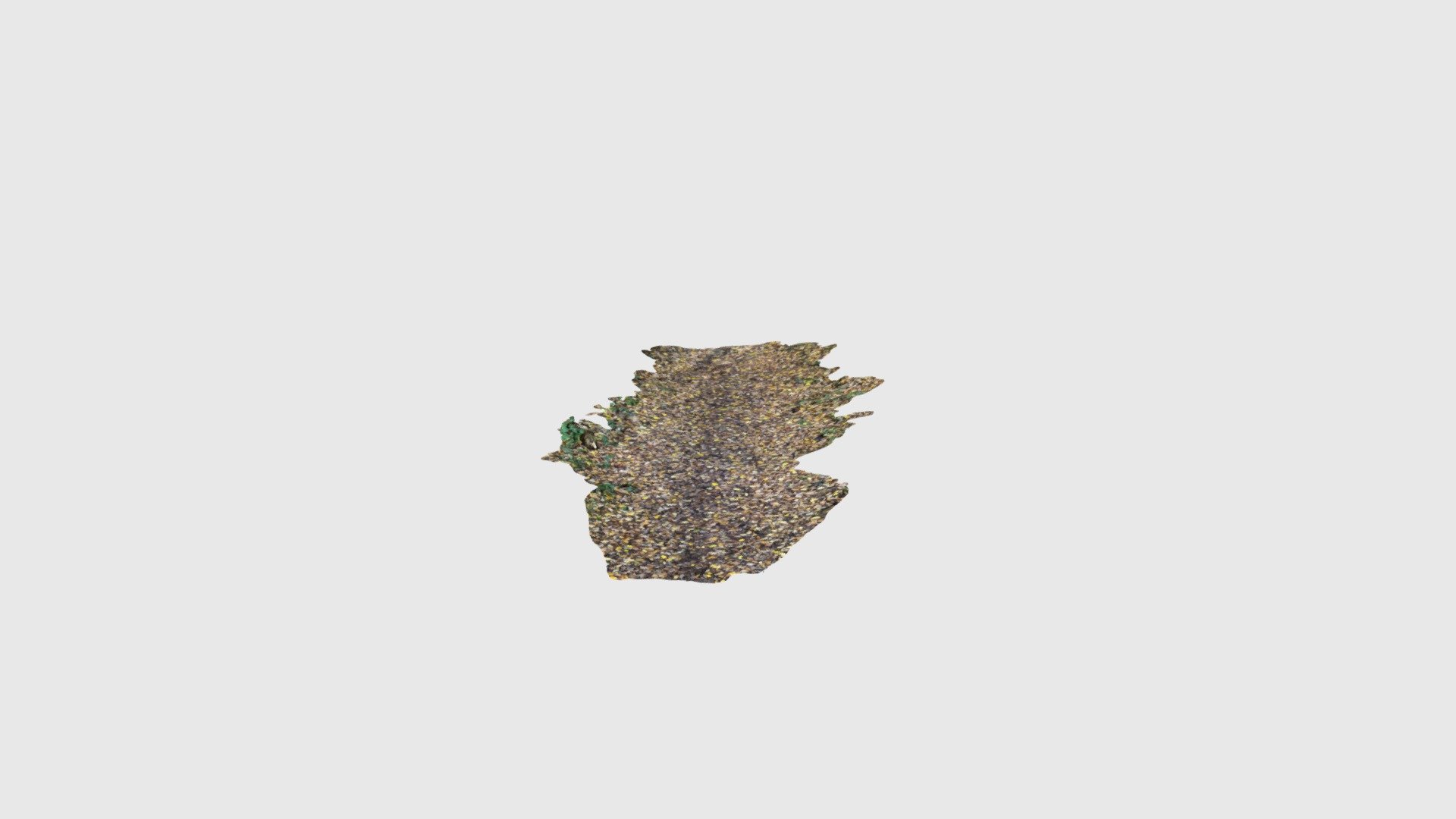 Autumn footpath in a deciduous forest - Download Free 3D model by ...