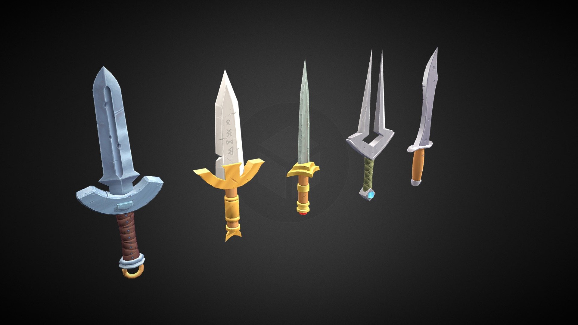 Dagger#1 - 3D model by Graham (@graham3d) [16d5643] - Sketchfab