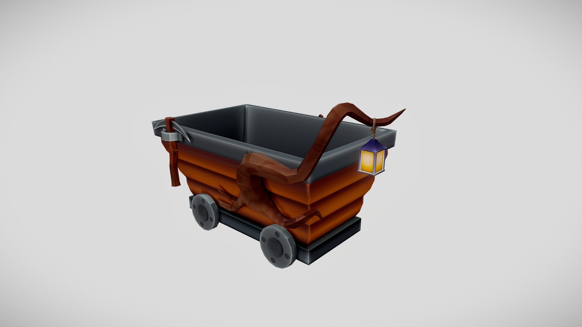Cartoon Minecart - 3D model by Joe_Punton [16d63e2] - Sketchfab