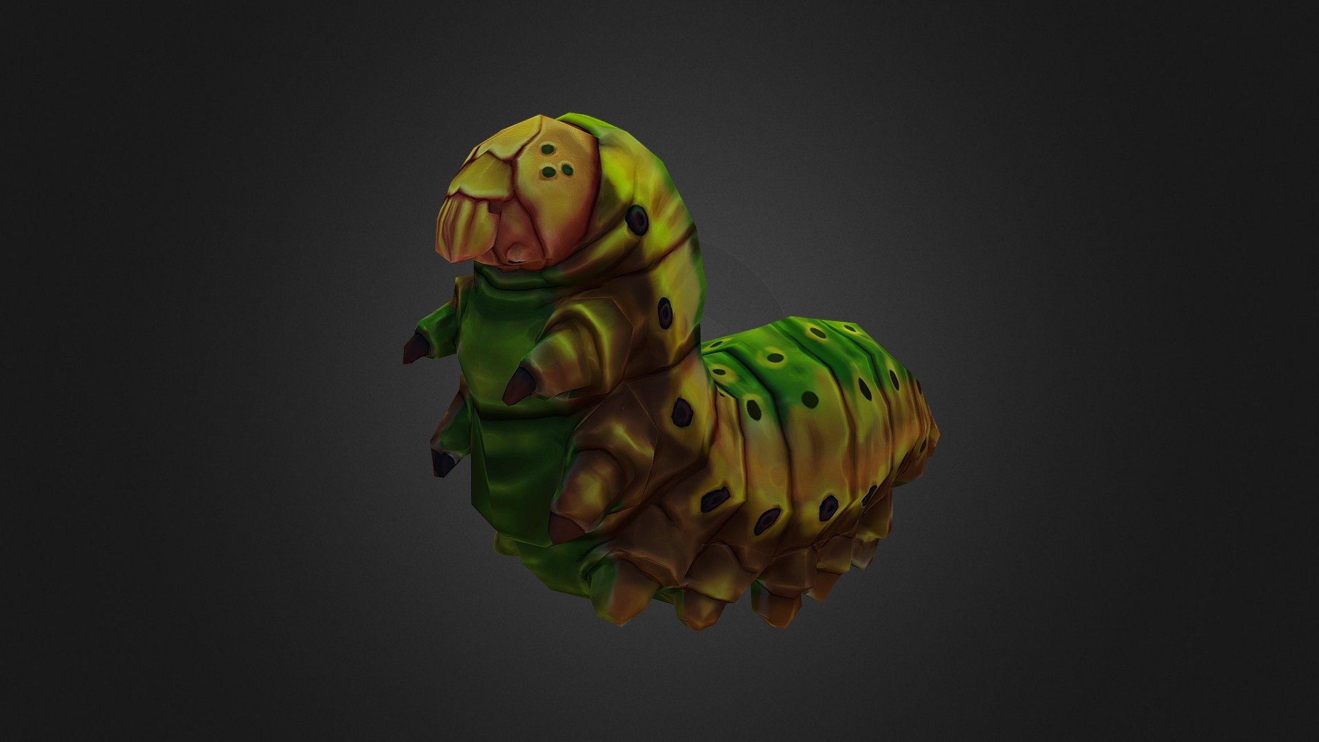 caterpillar - 3D model by ResThoughtless (@lera.nilova) [16d7c98 ...