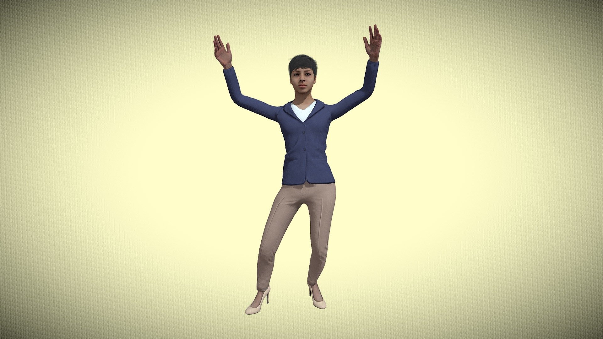 Standing & Speaking Character Animated Loop - 3D model by LasquetiSpice ...