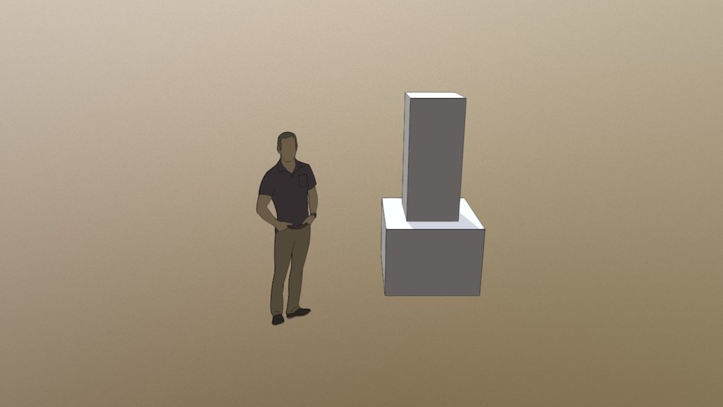 man and block - Download Free 3D model by PCA2017 [16d8d90] - Sketchfab