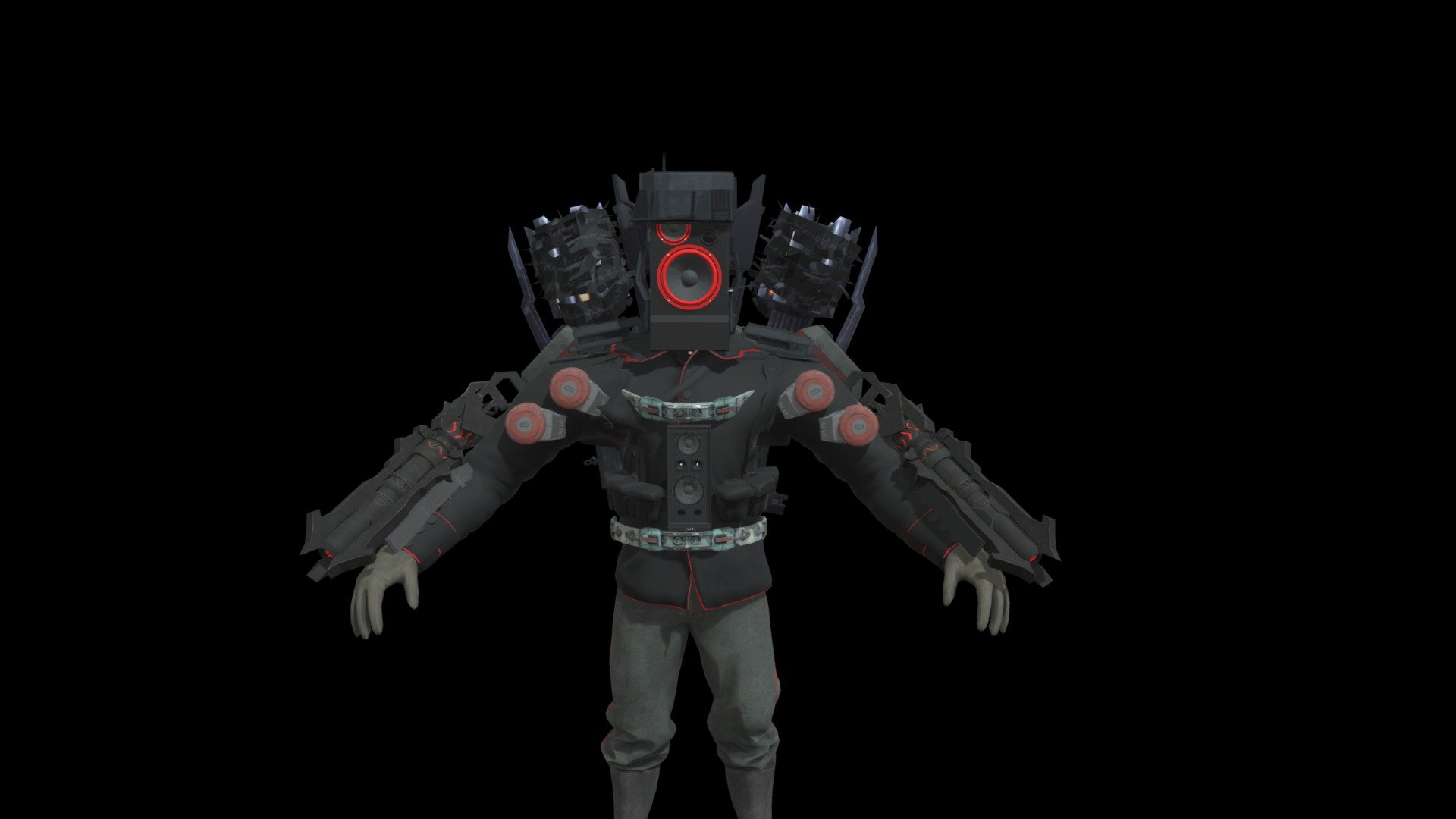 Large Speakerman 3.0 - Download Free 3D model by NezSFM [16da3ad ...
