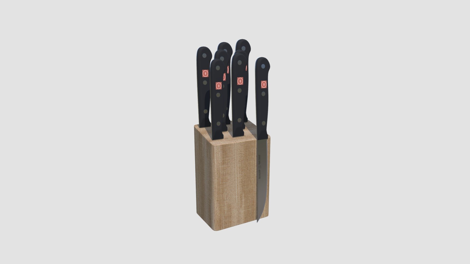 knife rack - Buy Royalty Free 3D model by Evermotion [16dae3c ...