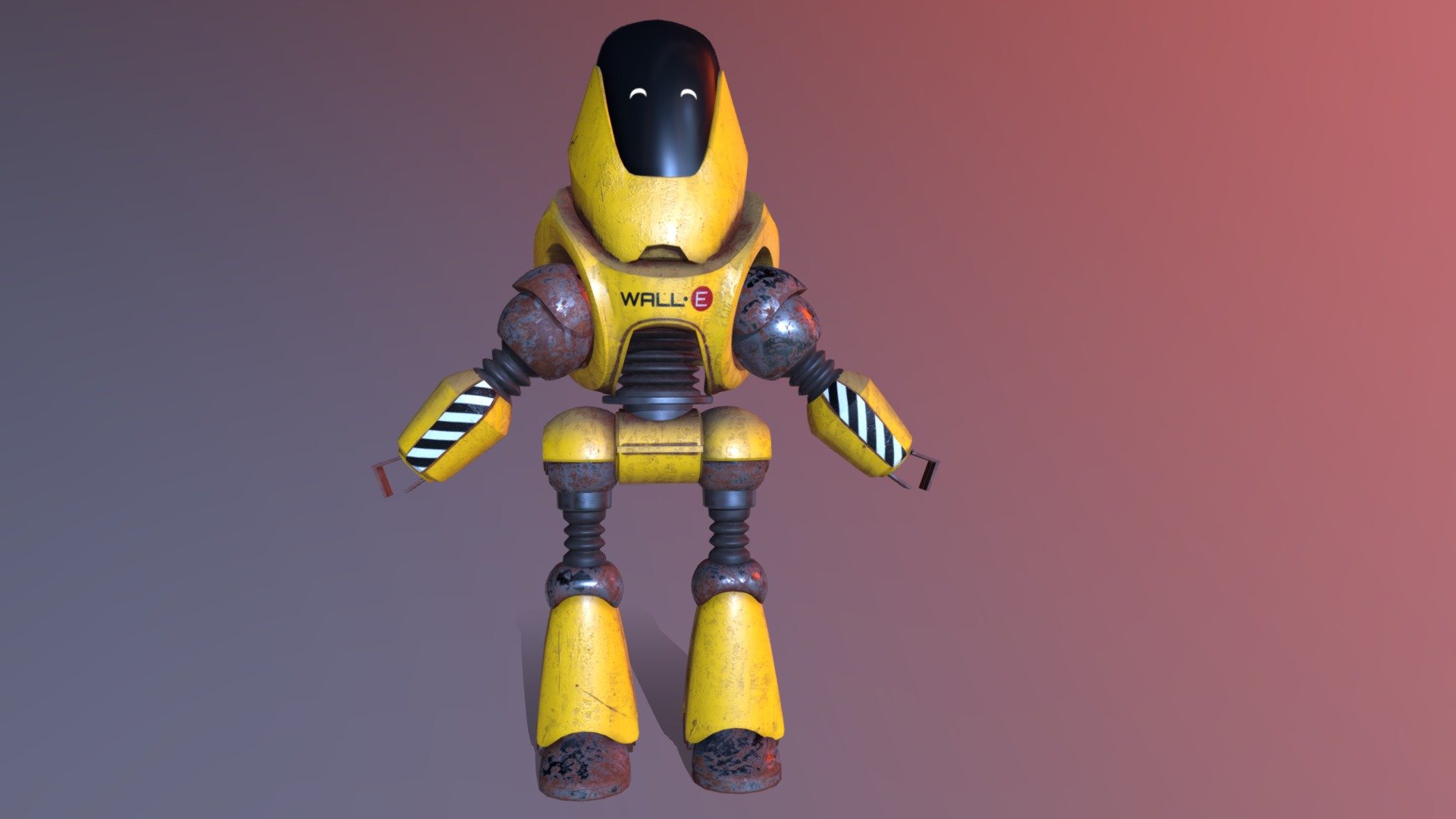 Wall-E Style Protectron - 3D model by GothicBunny04 [16ddcb3] - Sketchfab