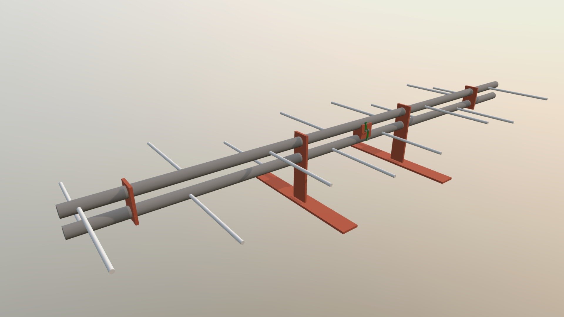 Colinear-array-16-element - 3D model by meatsauce007 [16df17a] - Sketchfab