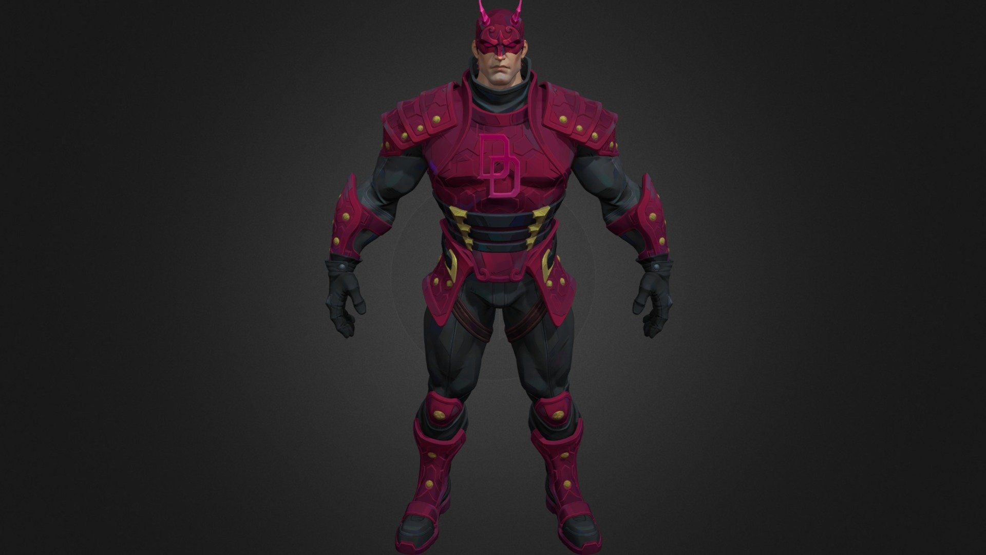 Daredevil - Marvel Rivals - Download Free 3D model by WW3 (@Mr.Iguana ...