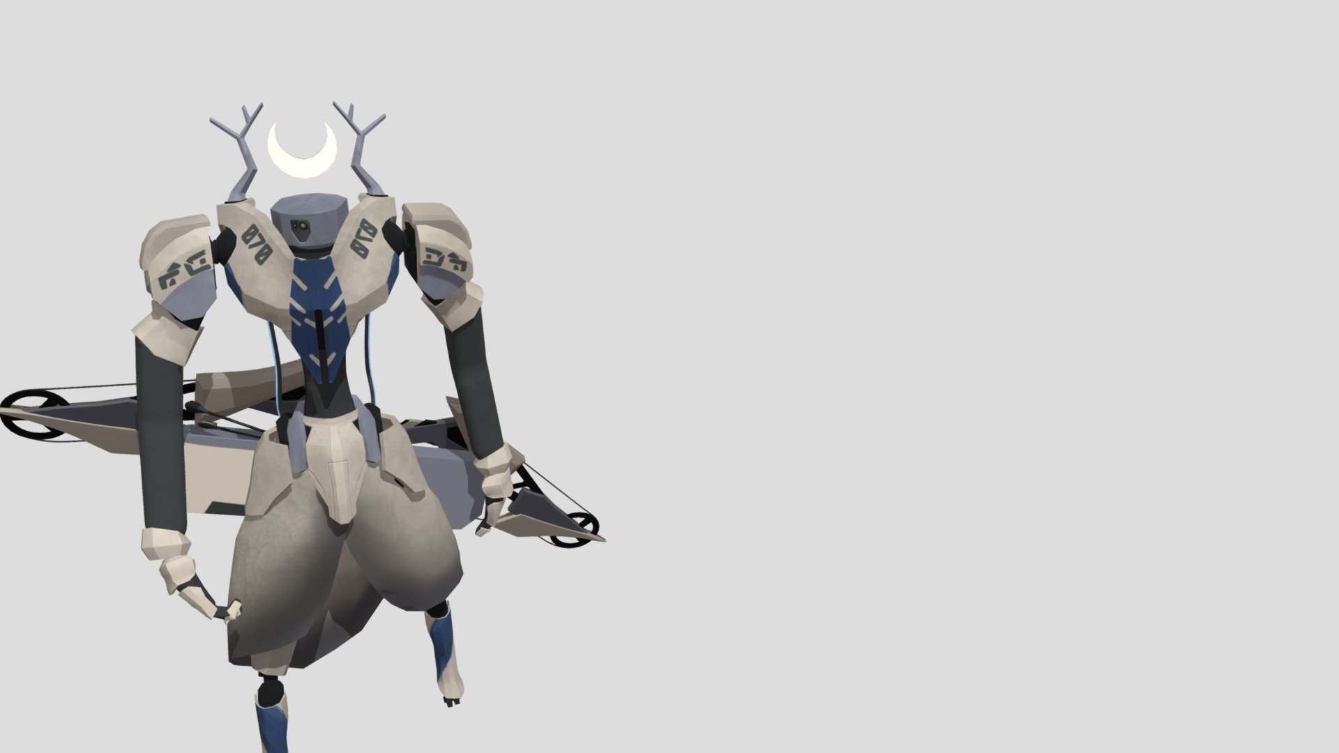 Artemis Robot Model W bow,Quiver - 3D model by evolancer5krash [16e0a4d ...