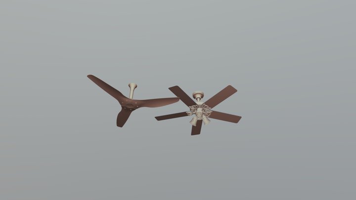 Ceiling-fan 3D models - Sketchfab