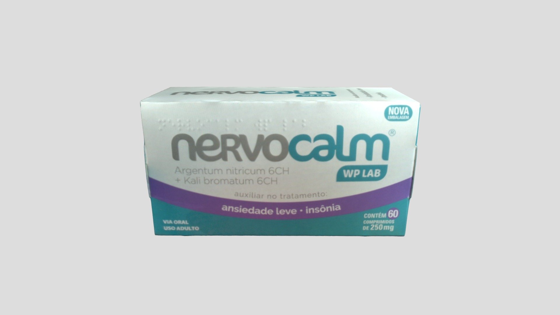 WP LAB - (C) Nervocalm 60cp 250mg - 3D model by 42LabsCS [16e2a2a ...