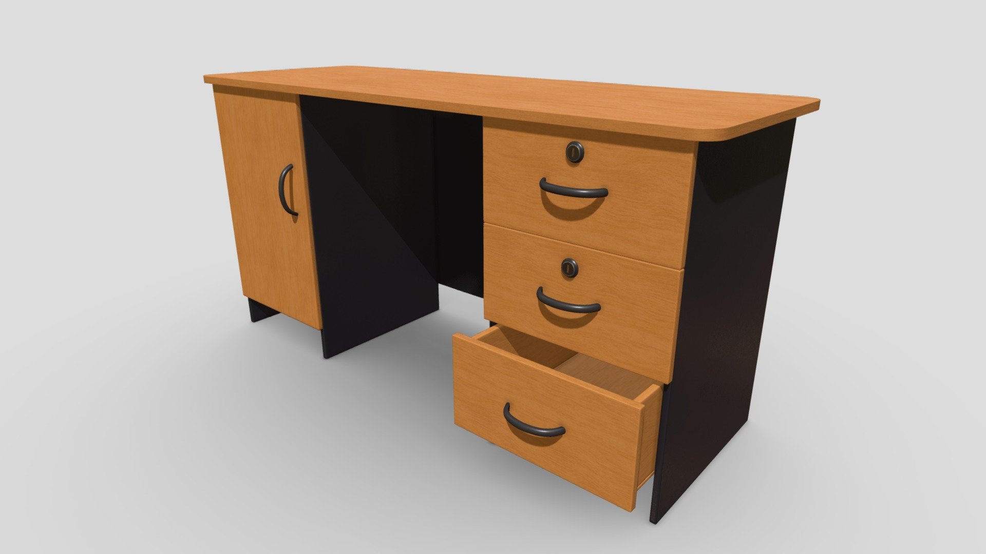 Office Table Desk - Download Free 3D model by KloWorks [16e3623 ...