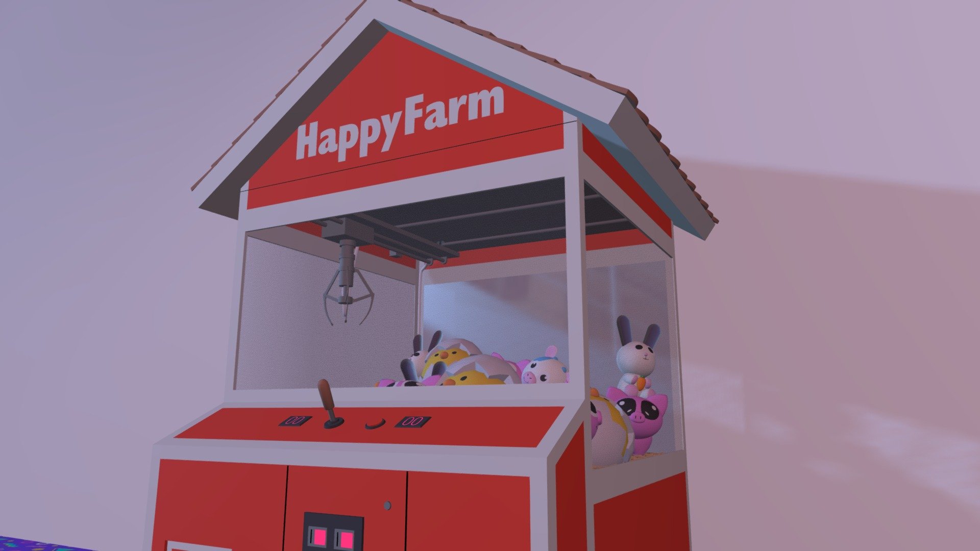 "Happy Farm" Claw Machine (XYZ Diploma Draft) - 3D model by Mr. Grigins ...