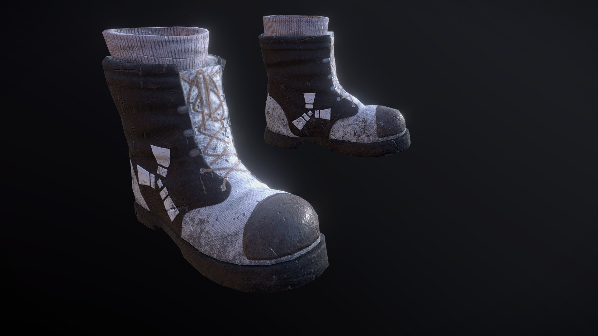 Work Boots - 3D model by Milos Baskic (@MilosBaskic) [16e5d50] - Sketchfab