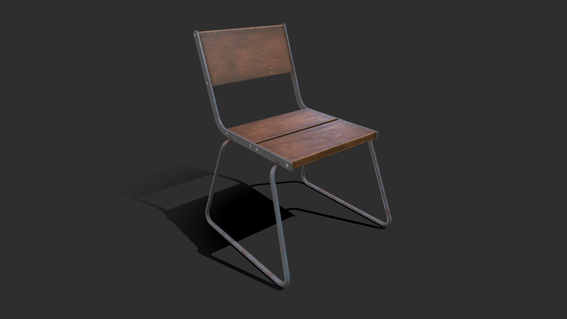 Old Chair Low-poly - Download Free 3D model by MaX3Dd [16e6afb] - Sketchfab