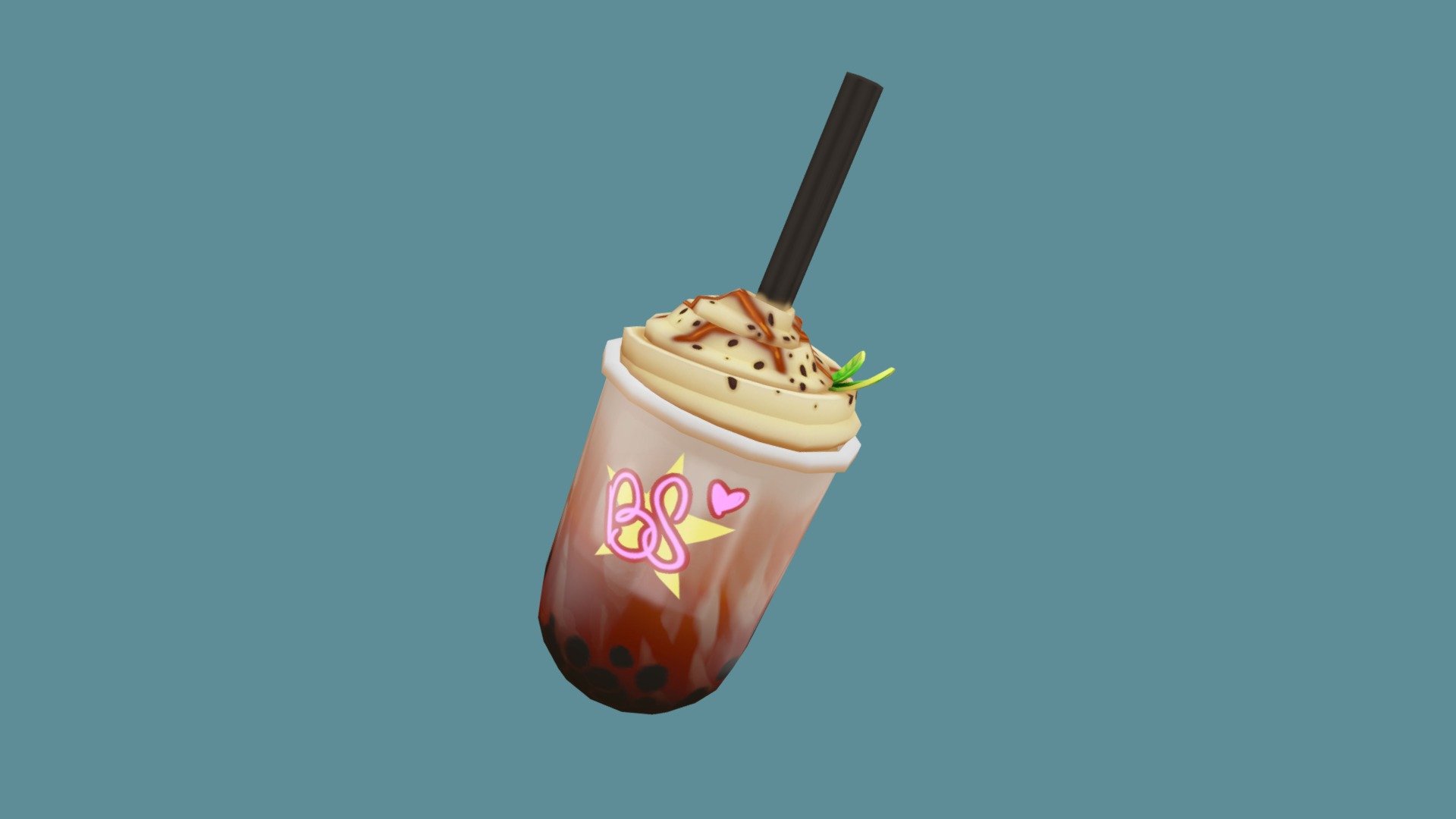 Bubble tea - 3D model by Nettacx [16e8f8a] - Sketchfab