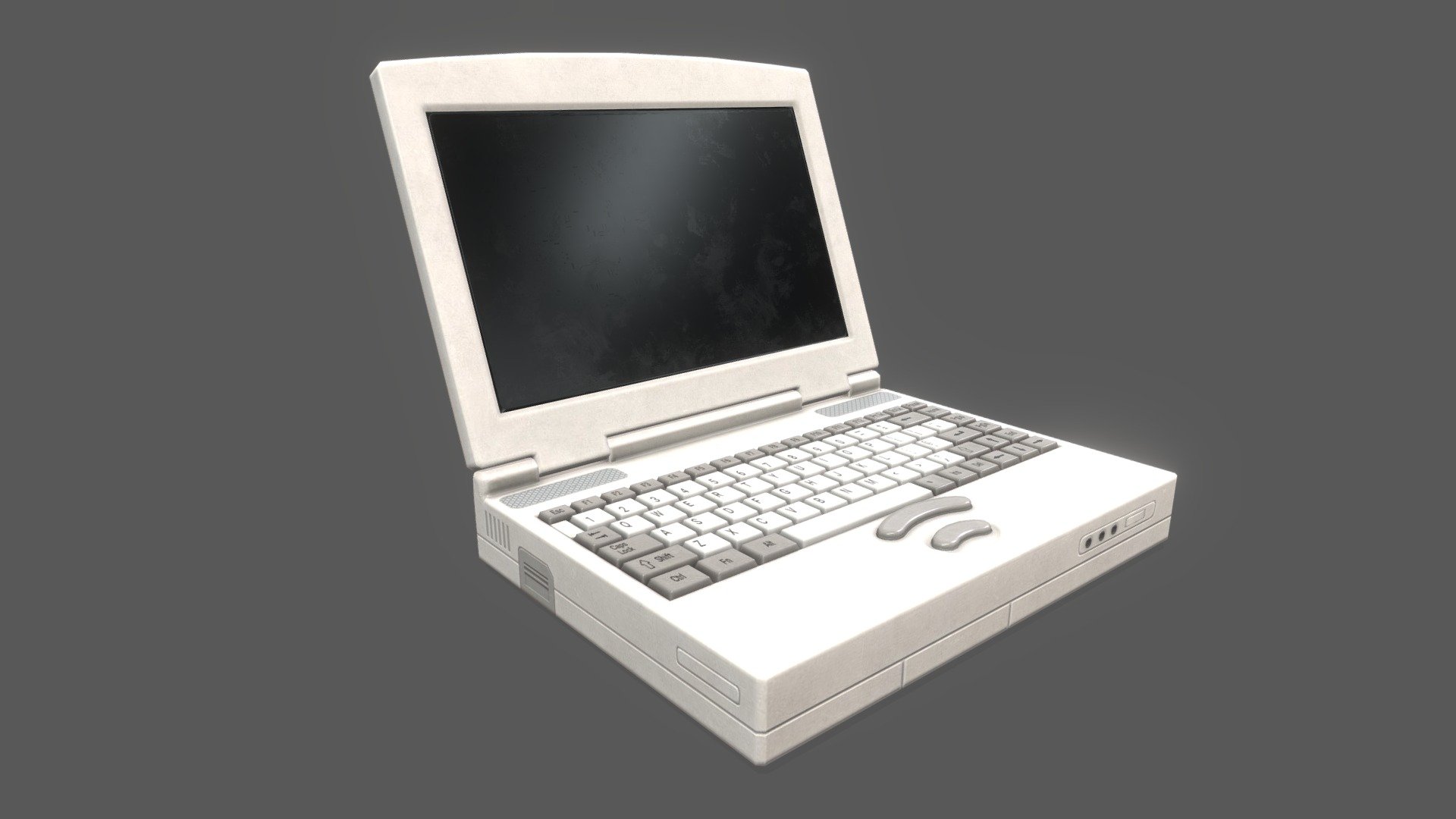 90's Laptop Lowpoly - 3D model by Taha Kaya (@mono3s) [16ed775] - Sketchfab