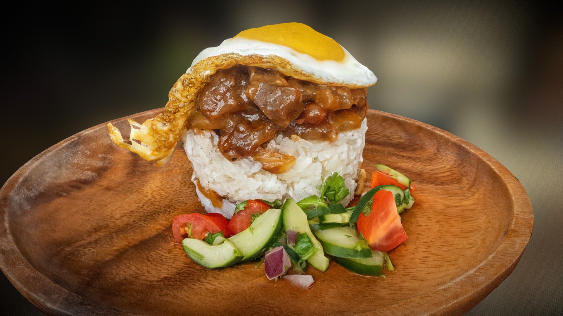TOSILOG - a tasty Filipino breakfast! - Buy Royalty Free 3D model by ...