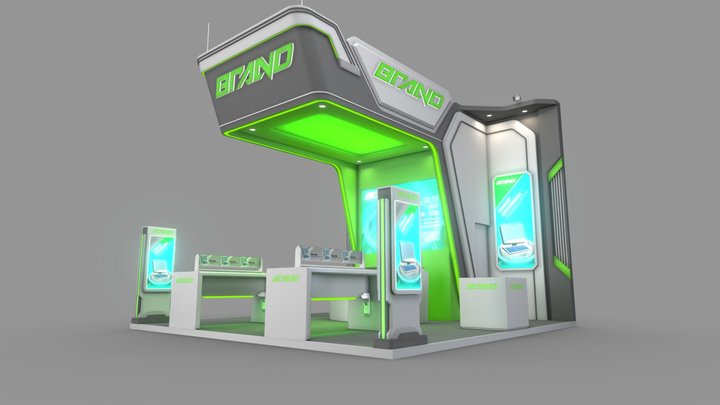 Exhibition-stall 3D models - Sketchfab