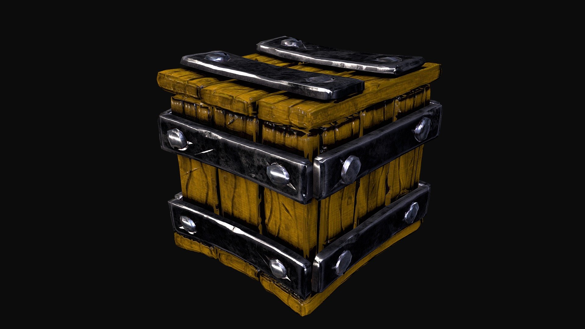 Stylized box texturing only - 3D model by Amin Adukov (@Aminchok ...