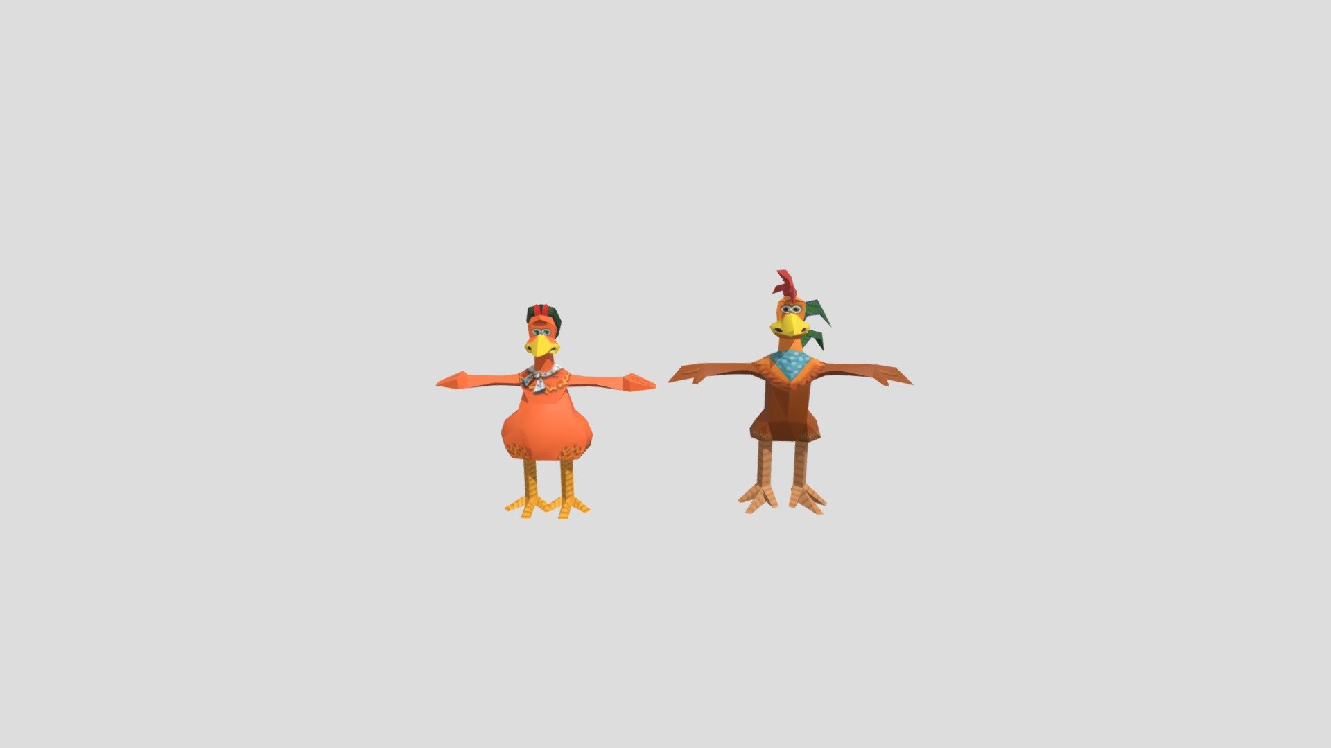 Chicken Run Characters - Download Free 3D model by Jamessmartguy ...