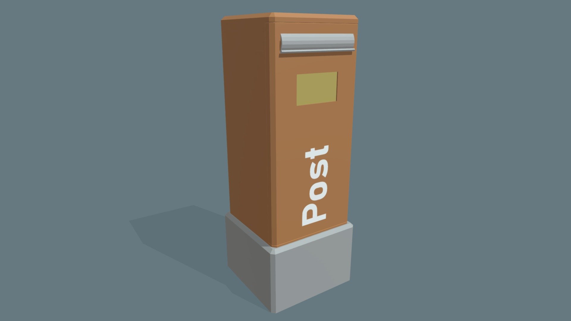 Mailbox - 3D model by Nerites [16f2ba2] - Sketchfab