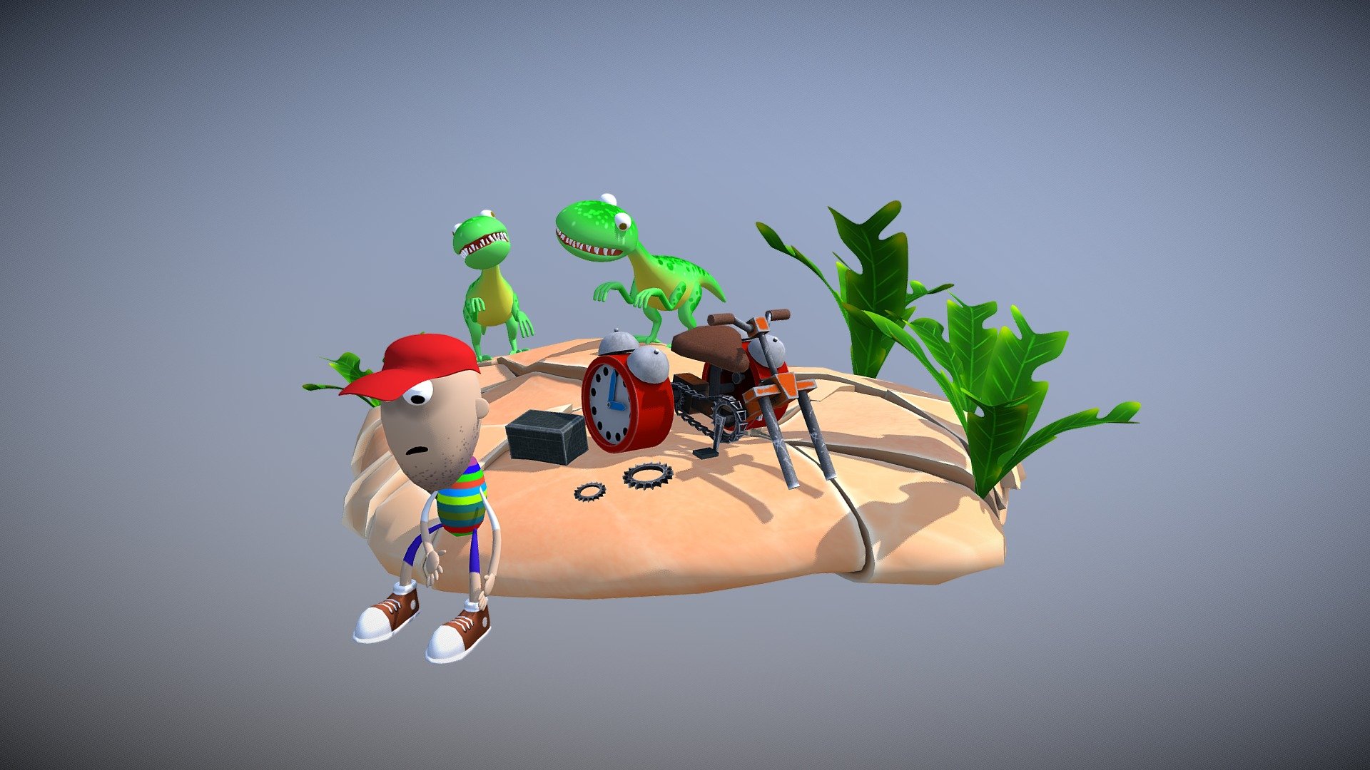 Time machine - 3D model by Dmitry Kondratkov (@DmitryK) [16f76ac ...