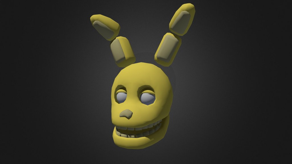springtrap head idea - A 3D model collection by keithtelmer - Sketchfab