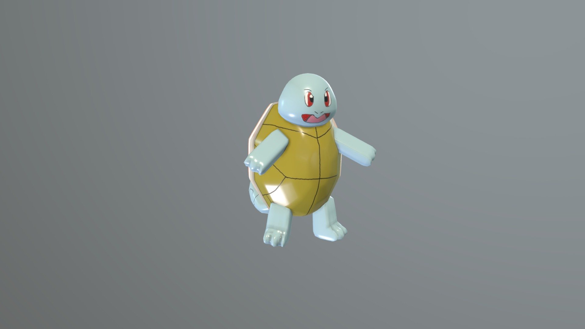 Squirtle 3D Model - 3D model by Ojk114 [16f9822] - Sketchfab