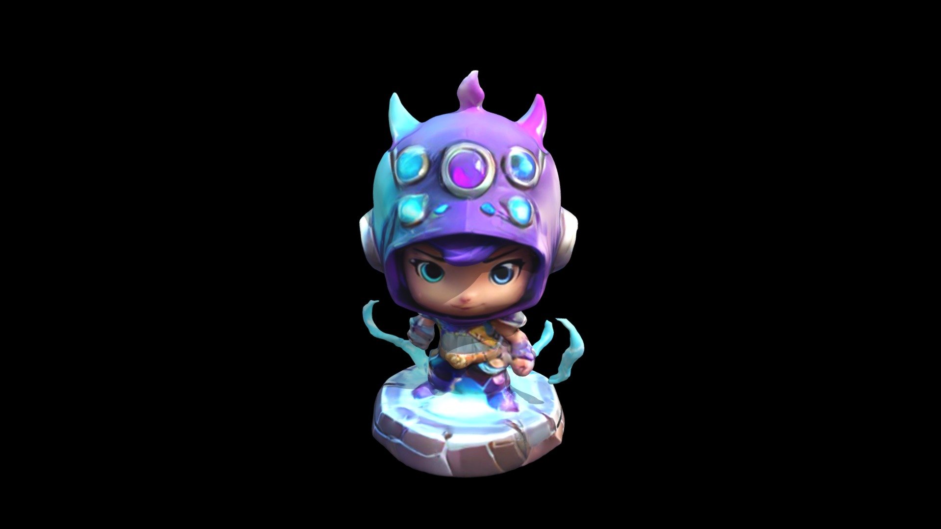 "Powerful Anime-Inspired Princess Fighter" - Download Free 3D model by ...