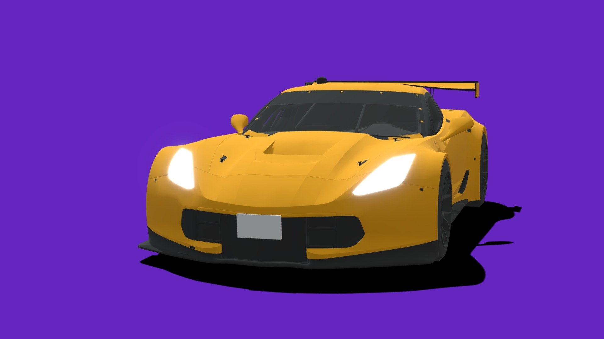 TOON Track : Corvette C7.R - 3D model by LePoint_BAT (@LePointBAT ...