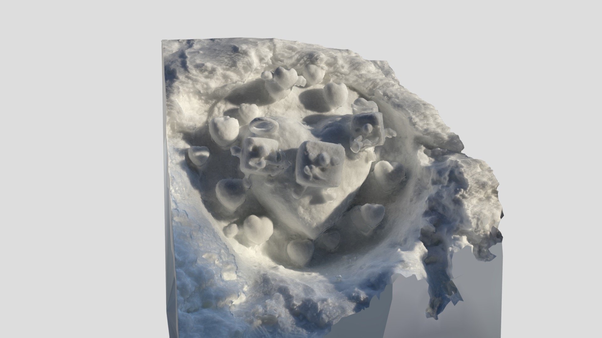 Snow sculpture made by YASU_17LIVE_kimichuLevel2 - 3D model by maruinco ...