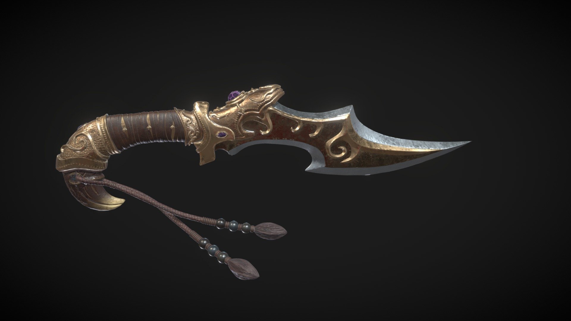 Ancient Knife / Dagger - 3D model by ssarabjeet632 [16fcc19] - Sketchfab