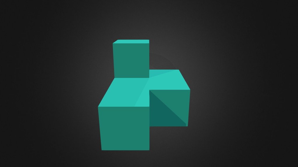 Cyan Puzzle Piece - 3D model by mgorokhovsky [1703e98] - Sketchfab