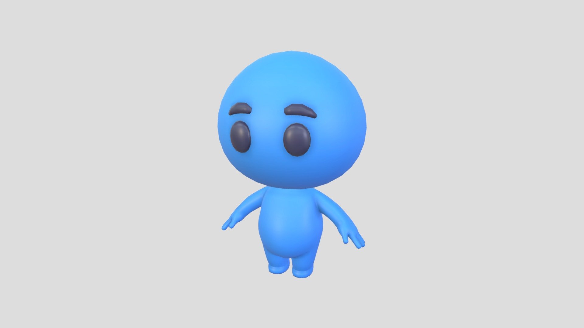 Character074 Blue Guy - Buy Royalty Free 3D model by BaluCG [17041f5 ...
