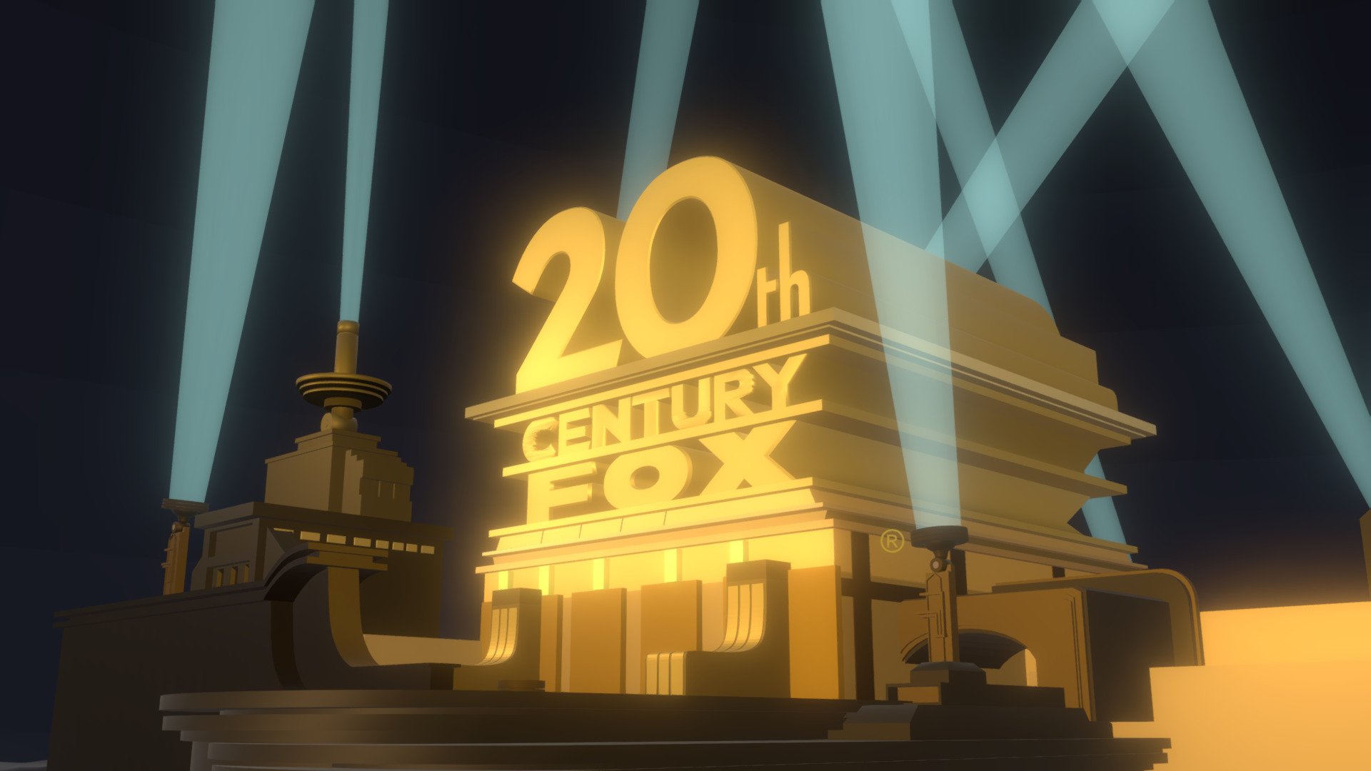 20th Century Fox (2015) (SystemX) logo remake - Download Free 3D model by Brainy Skills ...