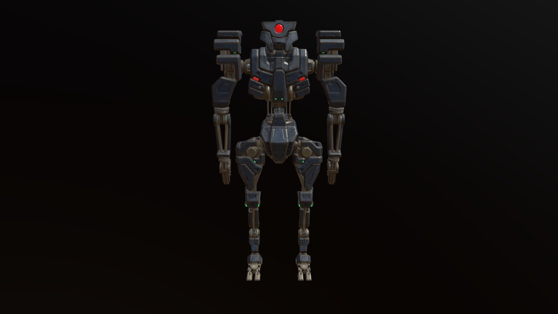 Robot soldier - 3D model by bogdansuprun [1705e03] - Sketchfab