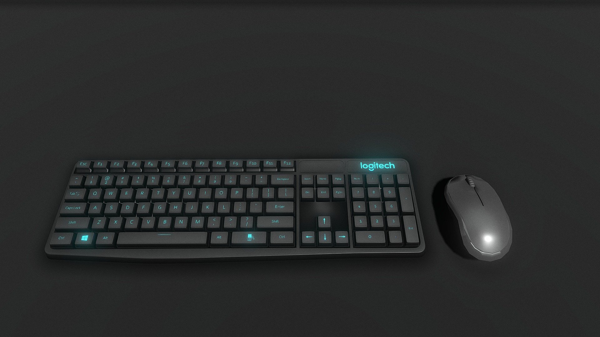 Realistic Logitech Keyboard - Download Free 3D model by Blender Studio ...