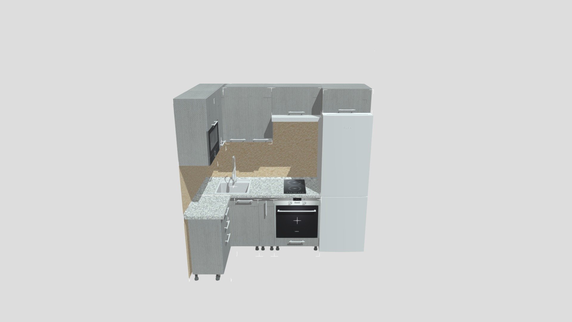 Alina Kitchen - 3D model by tyitvoj [17083b2] - Sketchfab