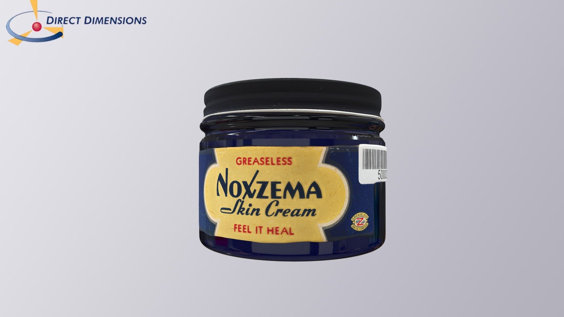 Noxzema Container - 3D model by Direct Dimensions (@dirdim) [17095c2 ...