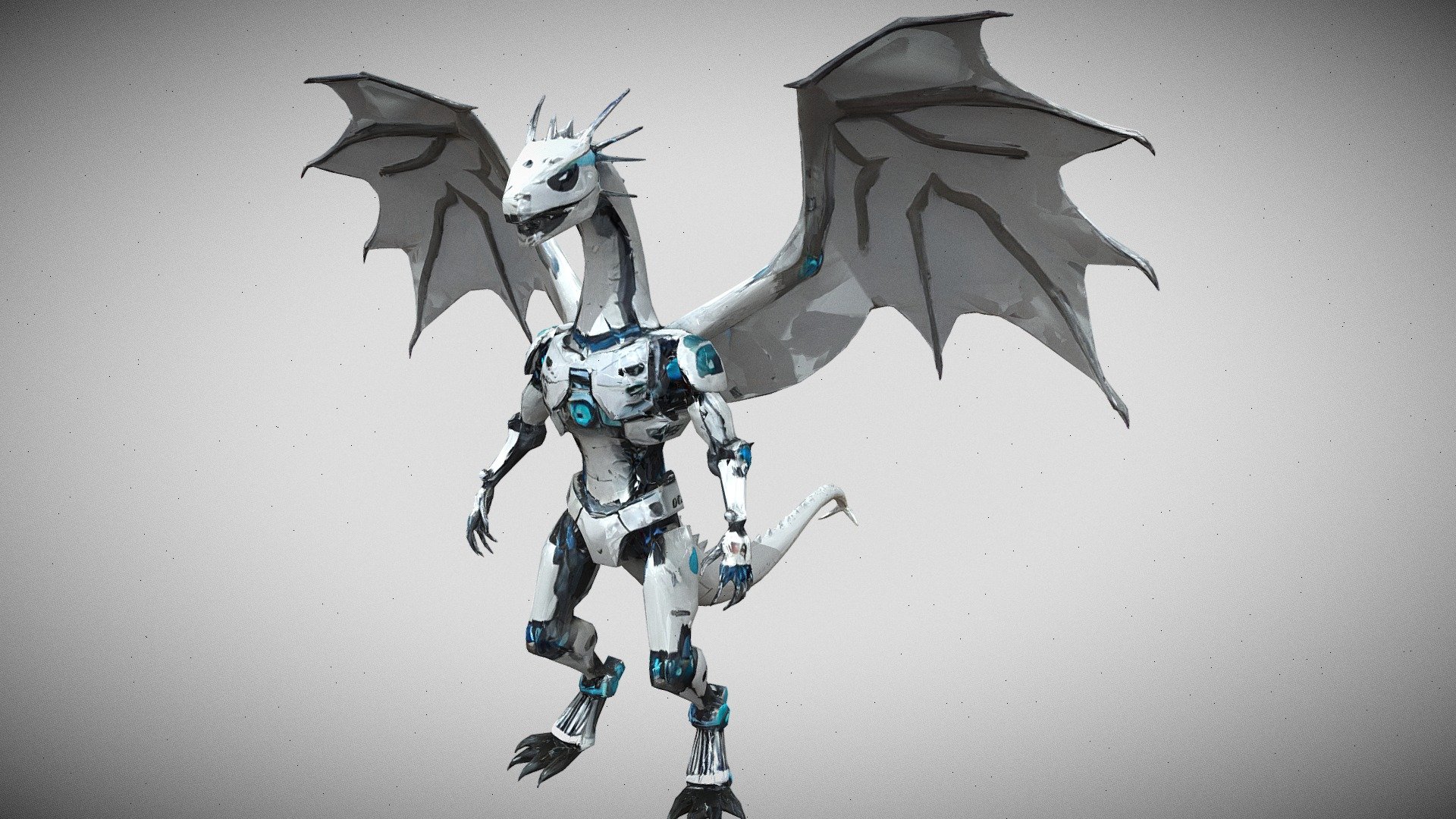 Dragon Cyborg - Download Free 3D model by GANDEVA (@gandevap) [170bf9c ...