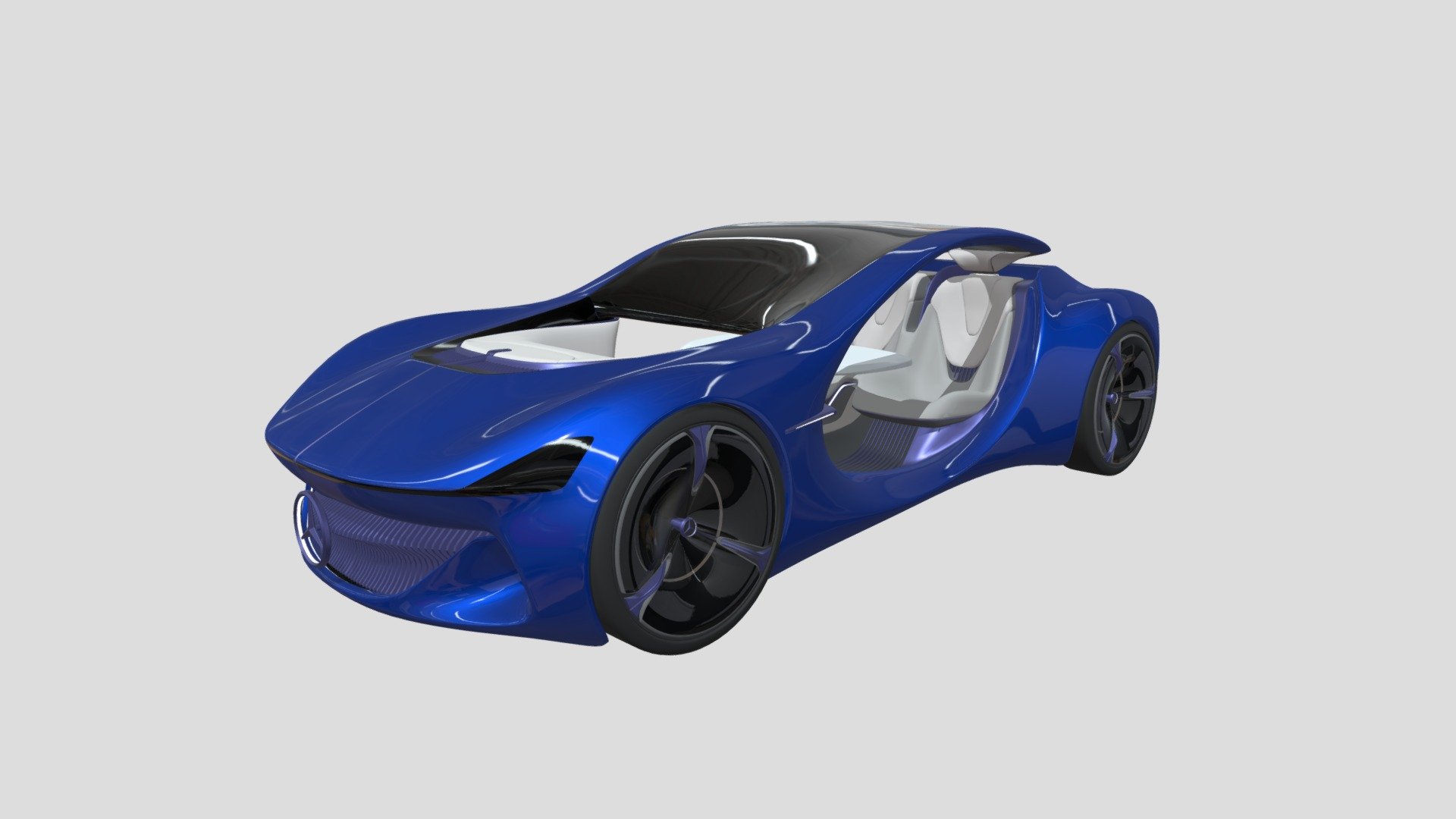 Mercedes Vision One 2020 Model - Download Free 3D model by Tony's ...