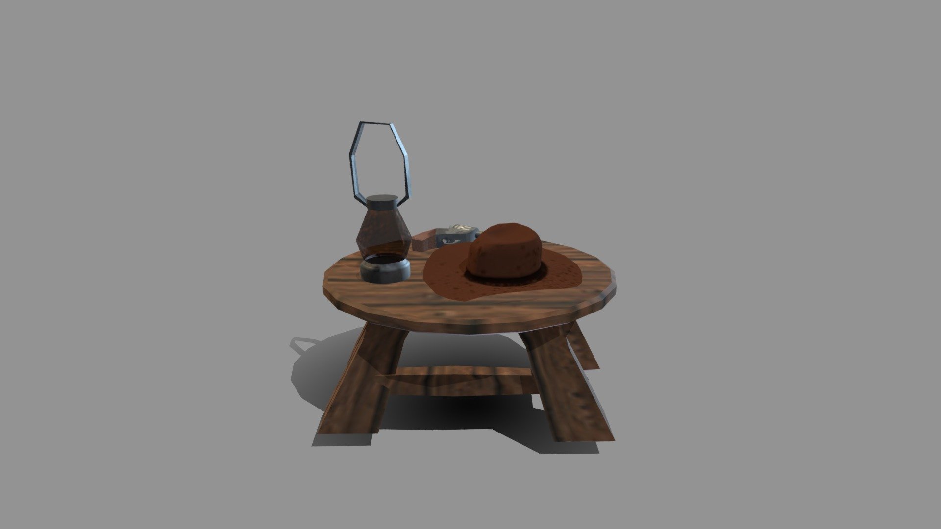 Low Poly Asset Props: Cowboy Items. - 3D model by Lydia-Aroha Farrant ...